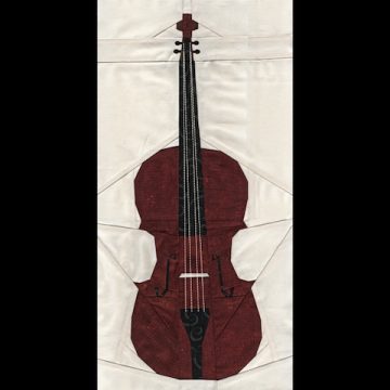Soulful Cello – Paper piecing music instrument quilt pattern ...